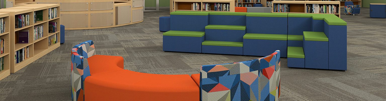 Climb Modular Tiered Seating - ModuForm | Flexibility in Furniture