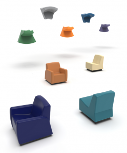 Molded Color Options - ModuForm | Flexibility in Furniture